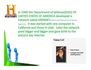 Introduction to internet | PPT