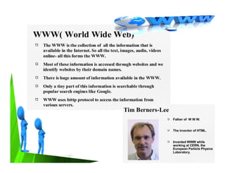 Introduction to internet | PPT