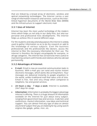 Introduction to internet (239 kb) | PDF | Email | Internet