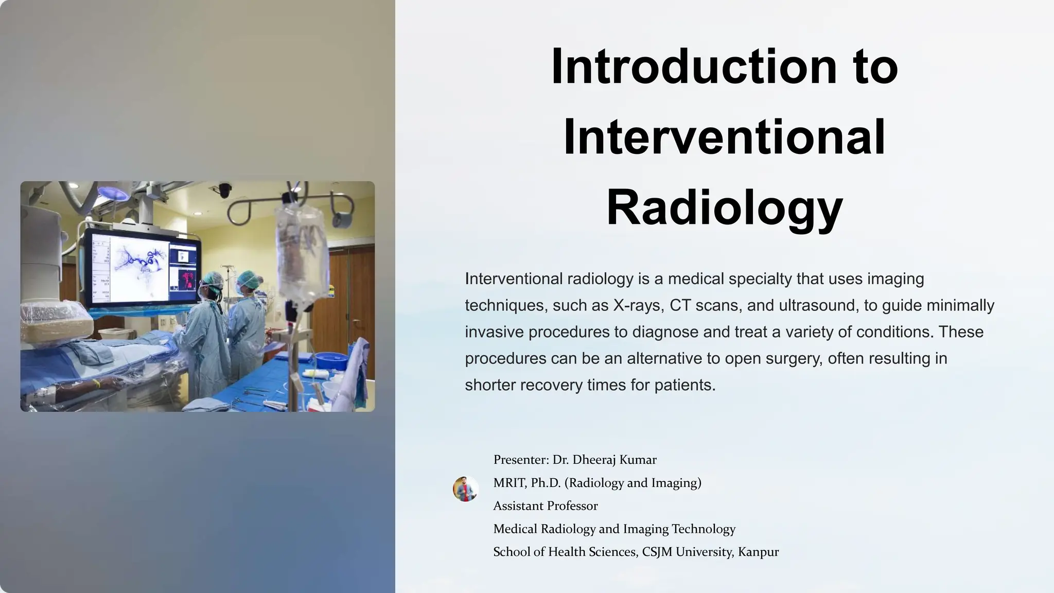 Introduction to Interventional Radiology.pptx