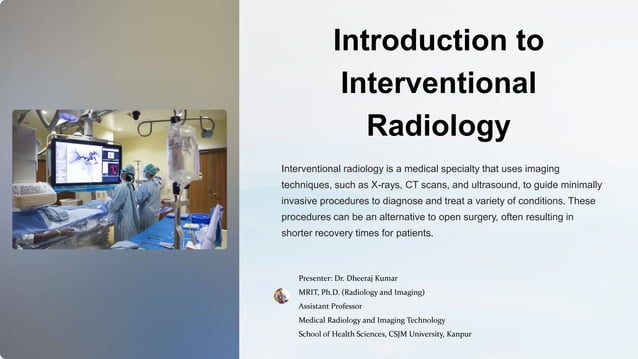 Introduction to Interventional Radiology.pptx
