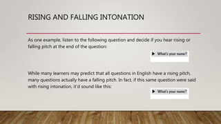 Introduction to intonation-Ali KAYA | PPTX