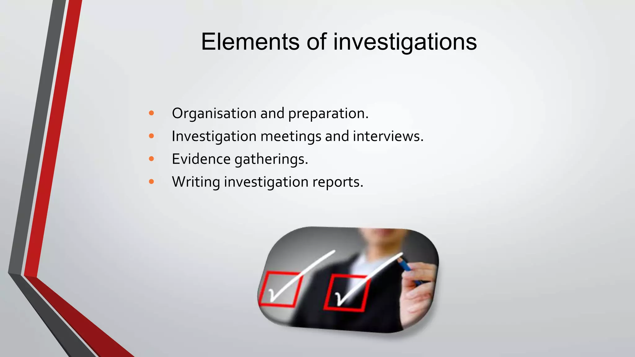 Introduction to investigation | PPTX