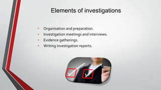 Introduction to investigation | PPTX
