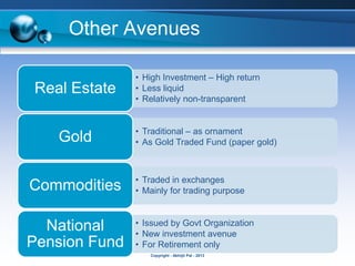Introduction to investing - for young adults | PPTX