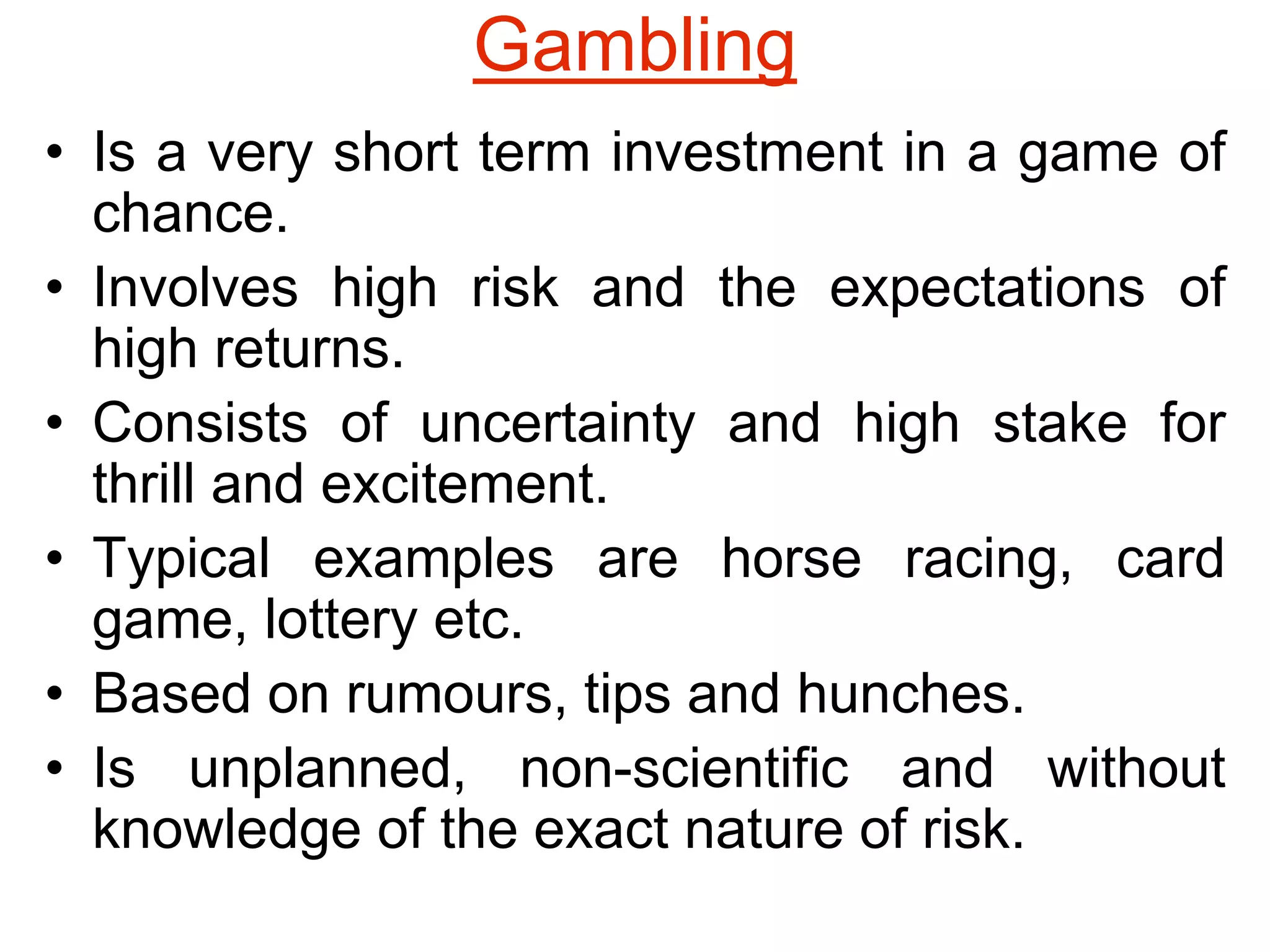 Introduction to investment | PPT