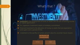 Introduction to investment | PPTX