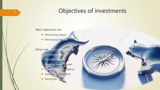 Introduction to investment | PPTX