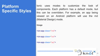 Introduction To Ionic3 | PPT