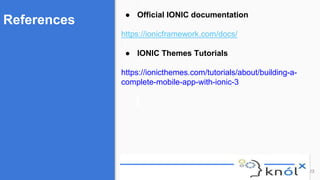 Introduction To Ionic3 | PPT