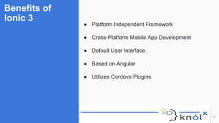 Introduction To Ionic3 | PPT