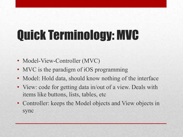 Introduction To Ios Development Pptx Operating Systems Computer