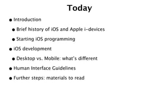 Никита Корчагин - Introduction to iOS development | PPT