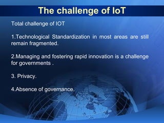 THE INTERNET OF THINGS | PPT