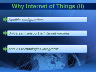 THE INTERNET OF THINGS | PPT