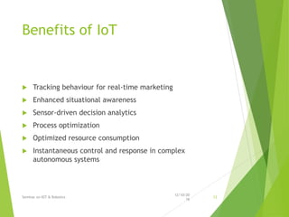 Introduction to IOT | PPTX