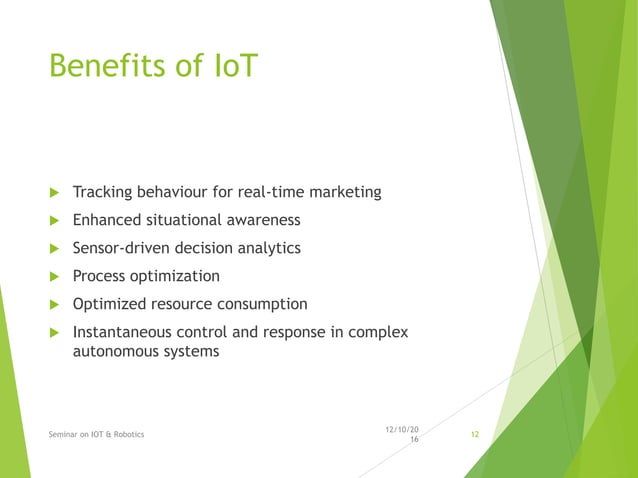 Introduction to IOT | PPTX