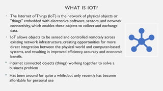 Introduction to IoT | PPT