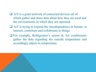 Introduction to iot(internet of things) | PPT