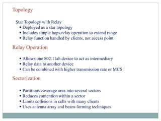 IoT PROTOCOLS IoT Access Technologies Physical and MAC layers, topology and Security of IEEE 802 ...
