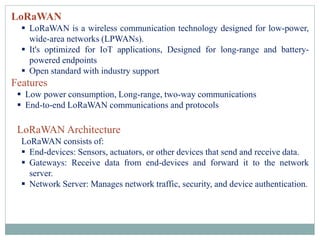 IoT PROTOCOLS IoT Access Technologies Physical and MAC layers, topology and Security of IEEE 802 ...