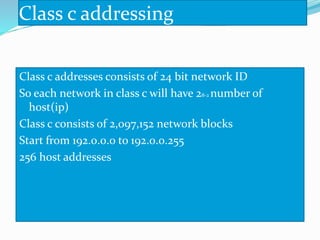 Introduction to ip addressing by kalyan kk | PPTX