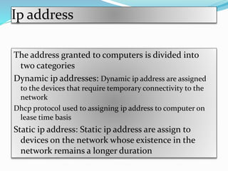 Introduction to ip addressing by kalyan kk | PPTX
