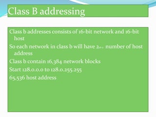 Introduction to ip addressing by kalyan kk | PPTX