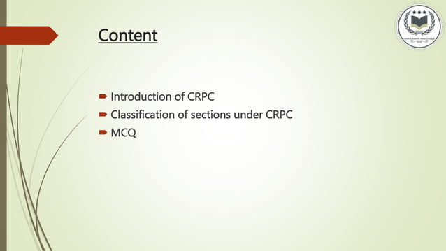 Introduction to IPC and CrPC Part 2