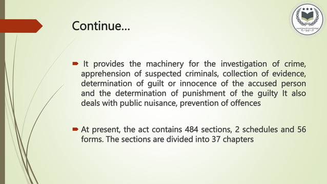 Introduction to IPC and CrPC Part 2