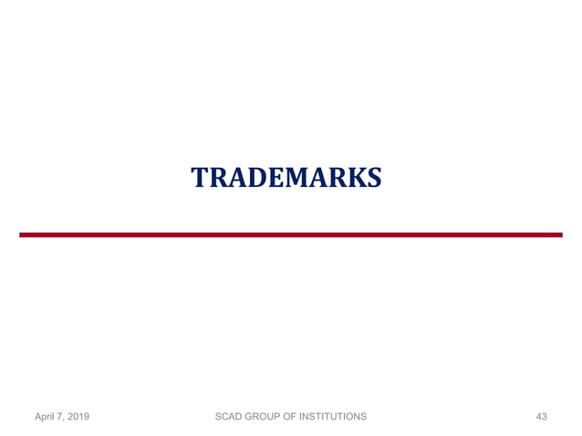 Introduction to IPR, Patent and Design | PPT