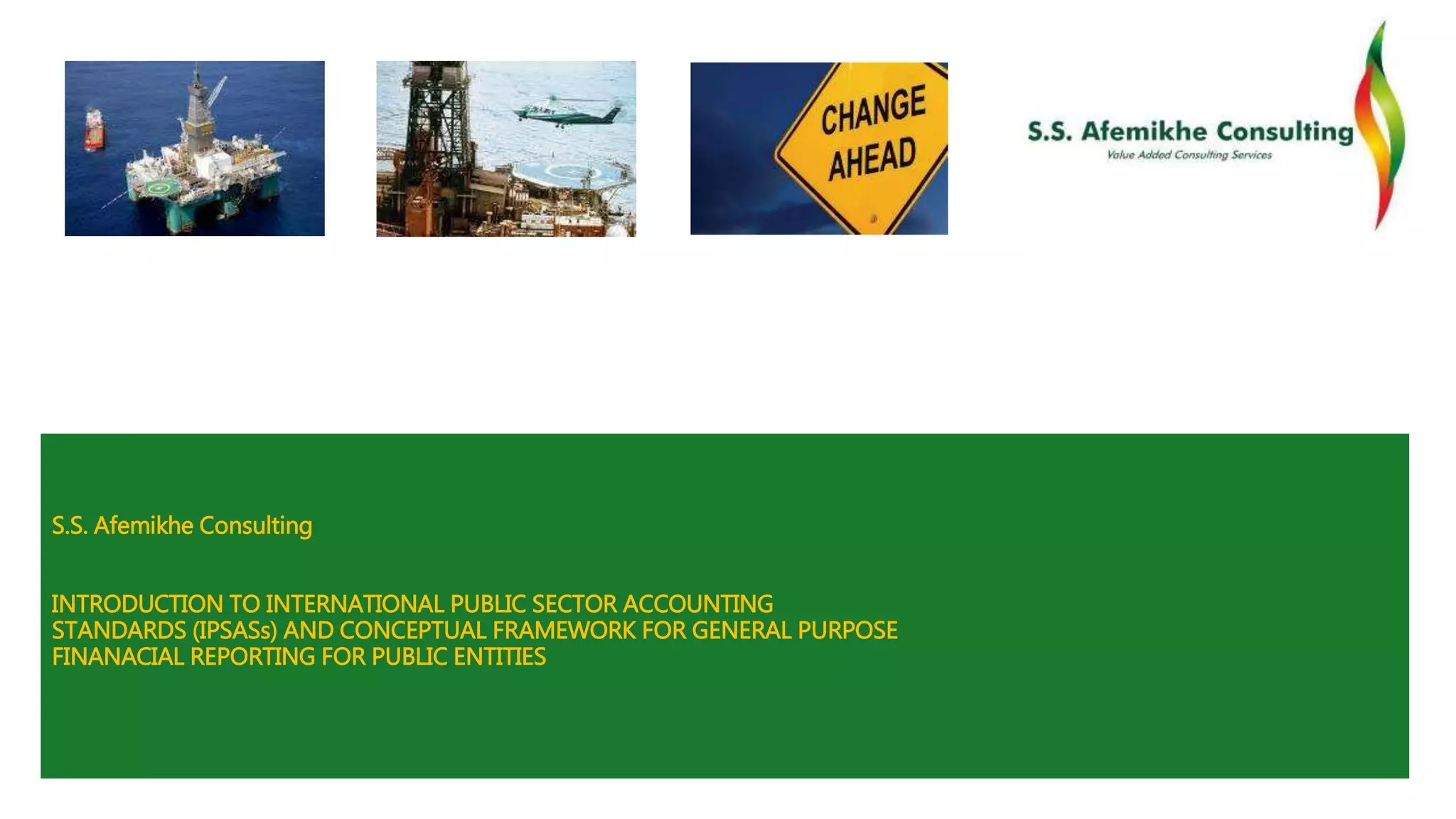Introduction to IPSAS and conceptual framework | PPTX