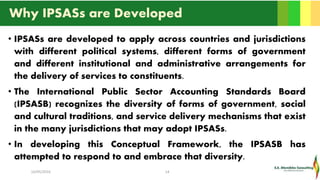 Introduction to IPSAS and conceptual framework | PPTX