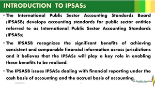 Introduction to IPSAS and conceptual framework | PPTX