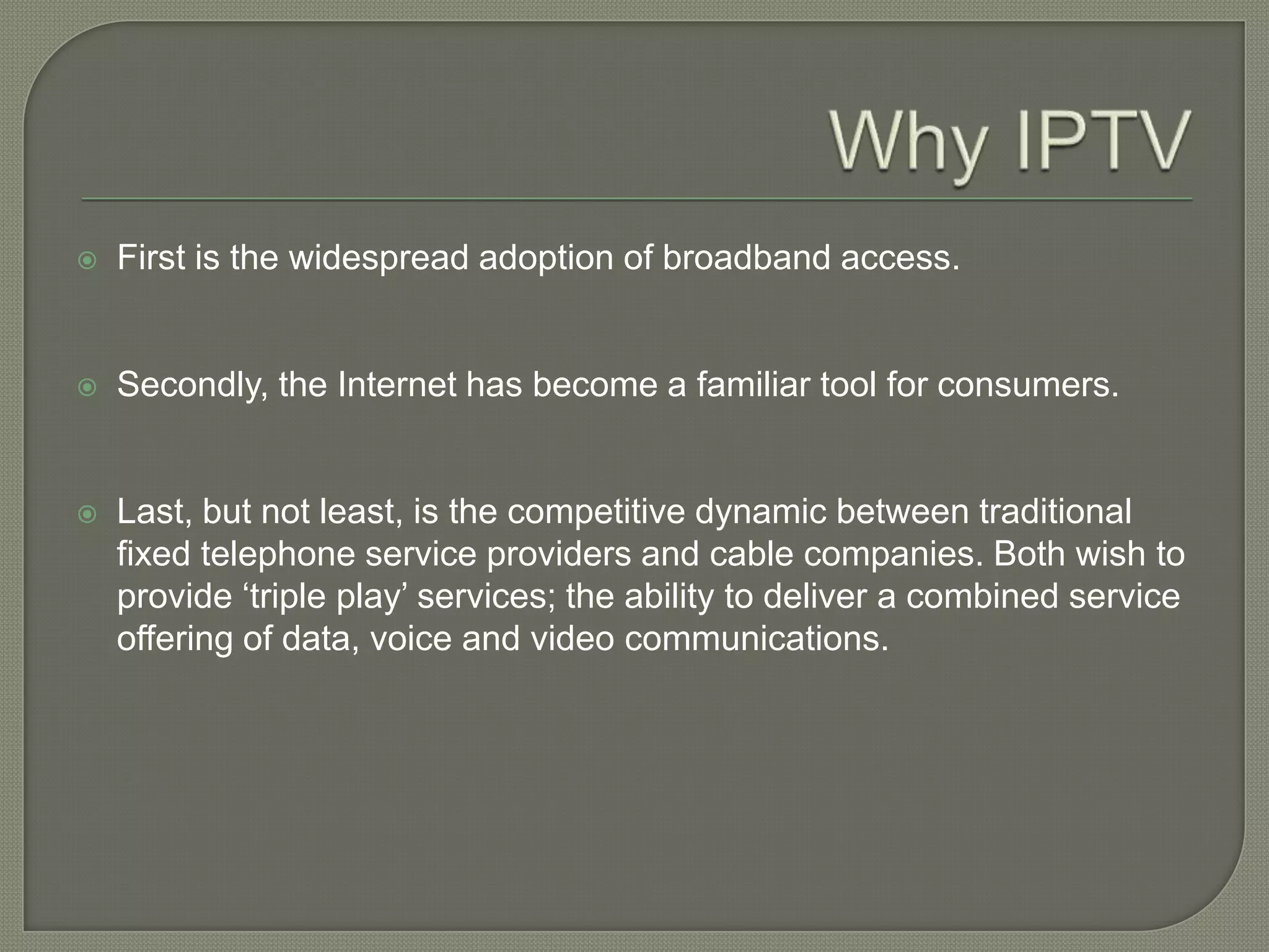 Introduction To Iptv | PPT