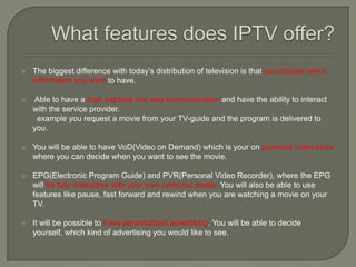 Introduction To Iptv | PPT