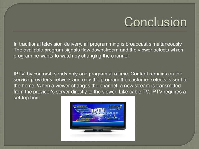 Introduction To Iptv | PPT