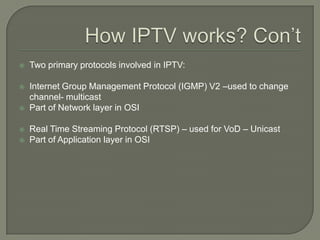 Introduction To Iptv | PPT