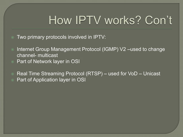 Introduction To Iptv | PPT