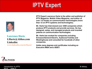 Introduction to IPTV | PPT
