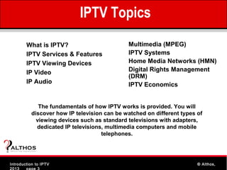 Introduction to IPTV | PPT