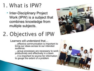 Introduction to ipw (students) | PPT