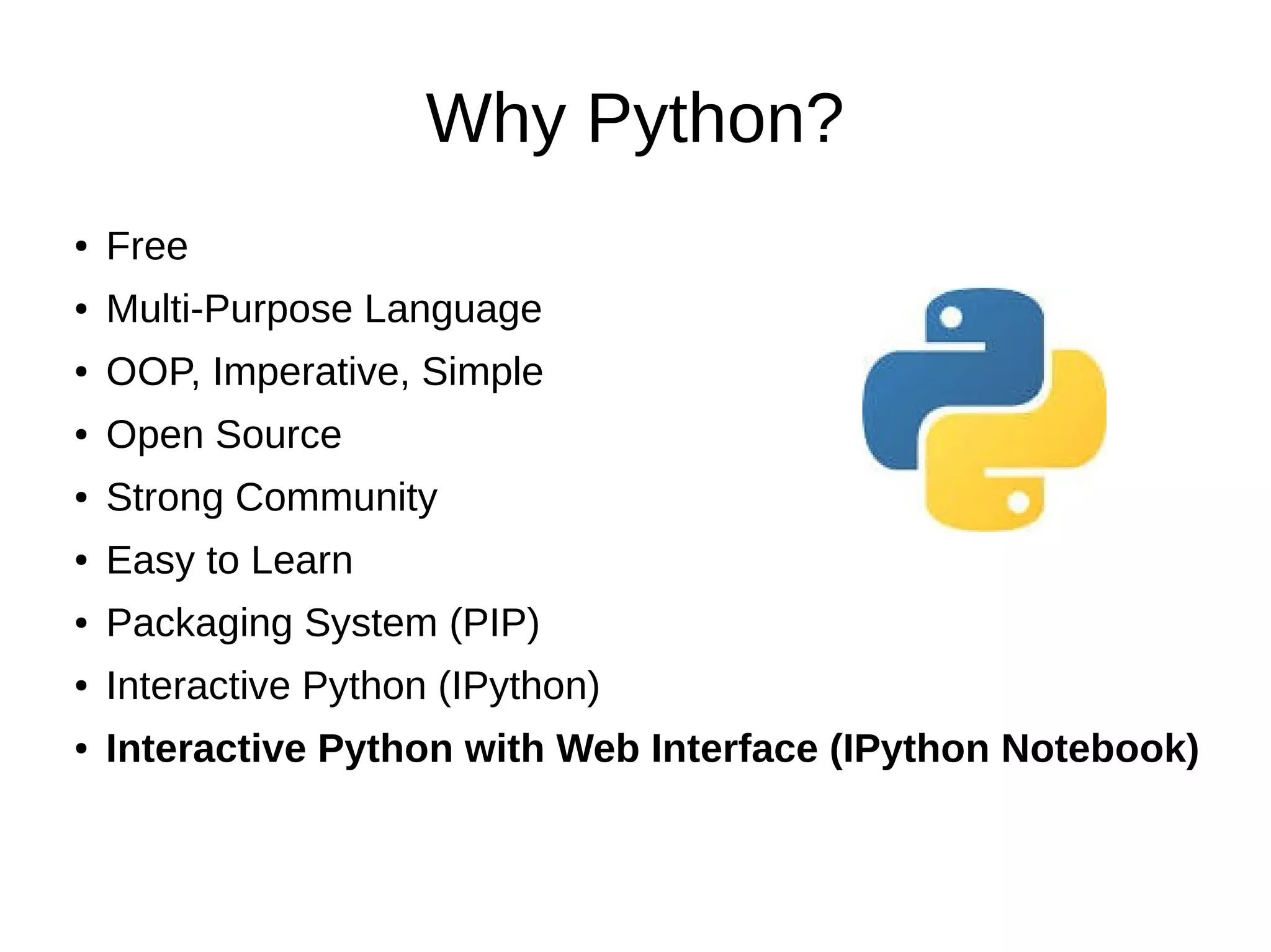 Introduction to ipython notebook | PPT