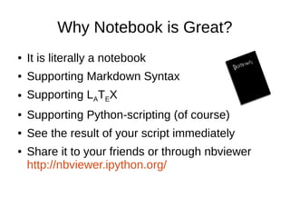Introduction to ipython notebook | PPT