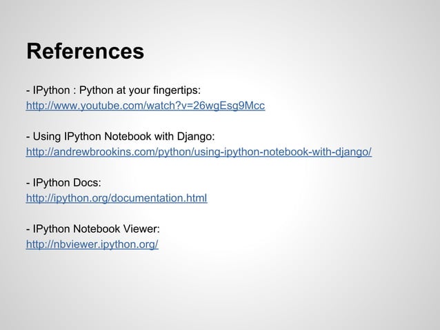Introduction to IPython & Notebook | PDF