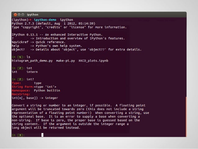 Introduction to IPython & Notebook