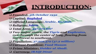 Introduction to Iraq.Introduction to Iraq. | PPTX