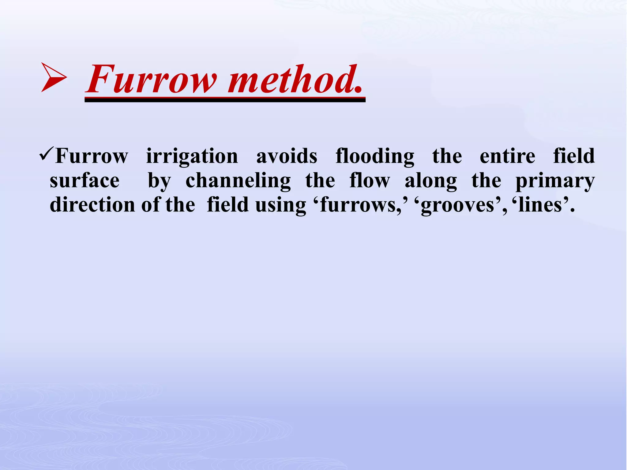 Introduction To Irrigation | PPTX