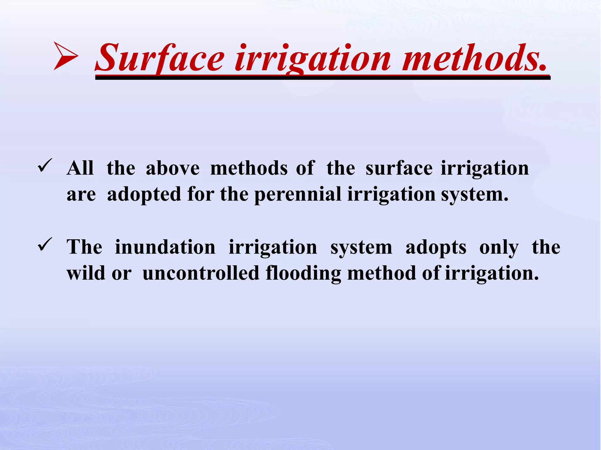 Introduction To Irrigation | PPTX
