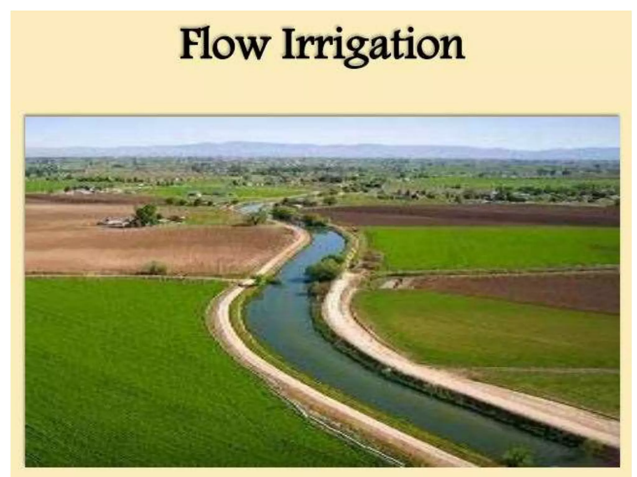 Introduction to irrigation and hydrology | PPTX